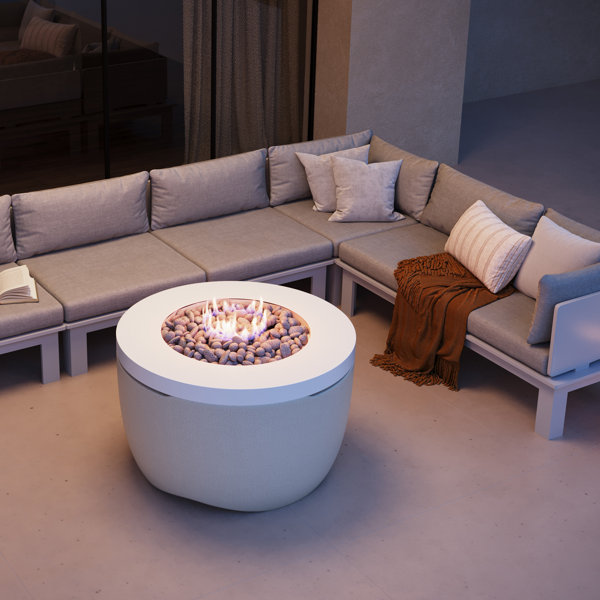 Ledge Lounger Ledge Halo Outdoor Firepit Halo Firepit - Nightfall | Wayfair